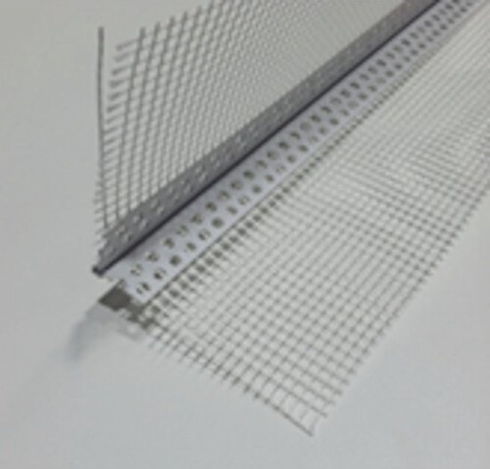 Versterkte PVC hoek met gaas 100x100x2000mm | bol.com