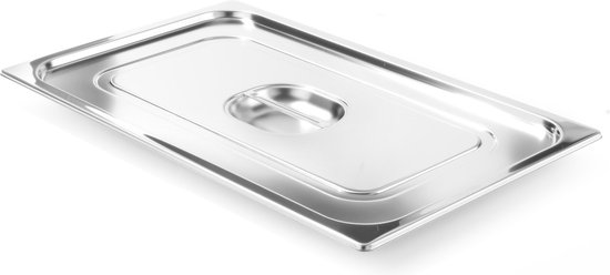HENDI Deksel voor GN containers – roestvast staal – grote handgreep – 325x176 mm | bol