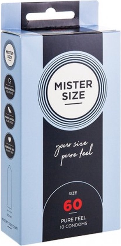 Mister size - condooms size 60 - 10 stuks | bol.com