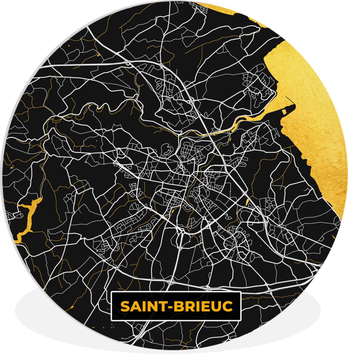 Wall Circle - Wall Circle Inside - France - Saint-Brieuc - City Map ...