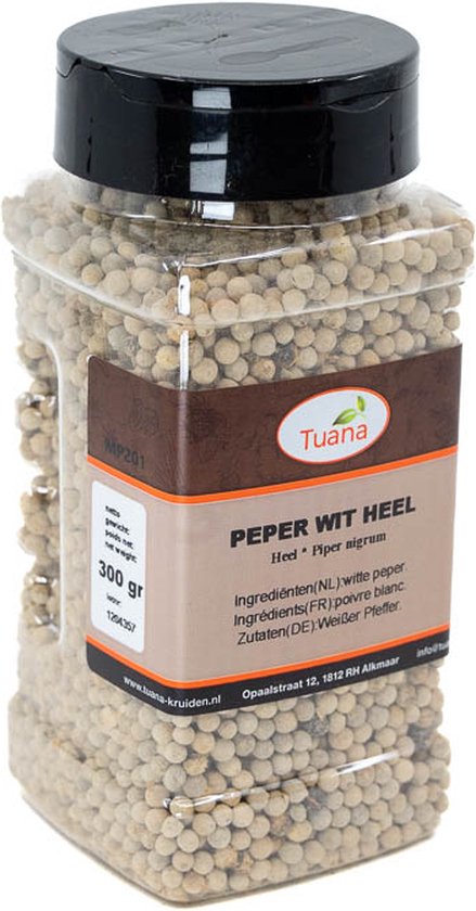 Tuana Kruiden - Peper Wit Heel - MP0208 - 300 gram | bol.com