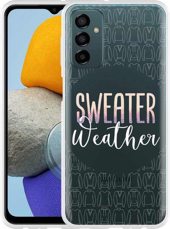 Samsung Galaxy M23 Hoesje Sweater Weather - Designed by Cazy | bol.com