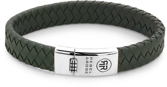 REBEL & ROSE Absolutely Leather Braided Flat 925 Forrest RR-L0148-S-17. ...