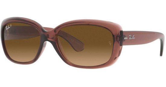 Ray Ban Jackie Ohh RB 4101 Transparant Dark Brown - Degrade - Polarized ...