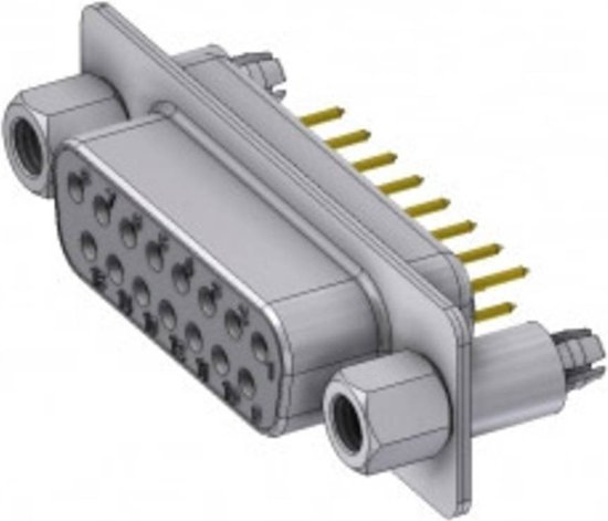 Deltron Connectors Deltron DTS15SY/2M86UNB5 D-sub bus 180 ° Aantal polen: 15 Solderen,... | bol.com