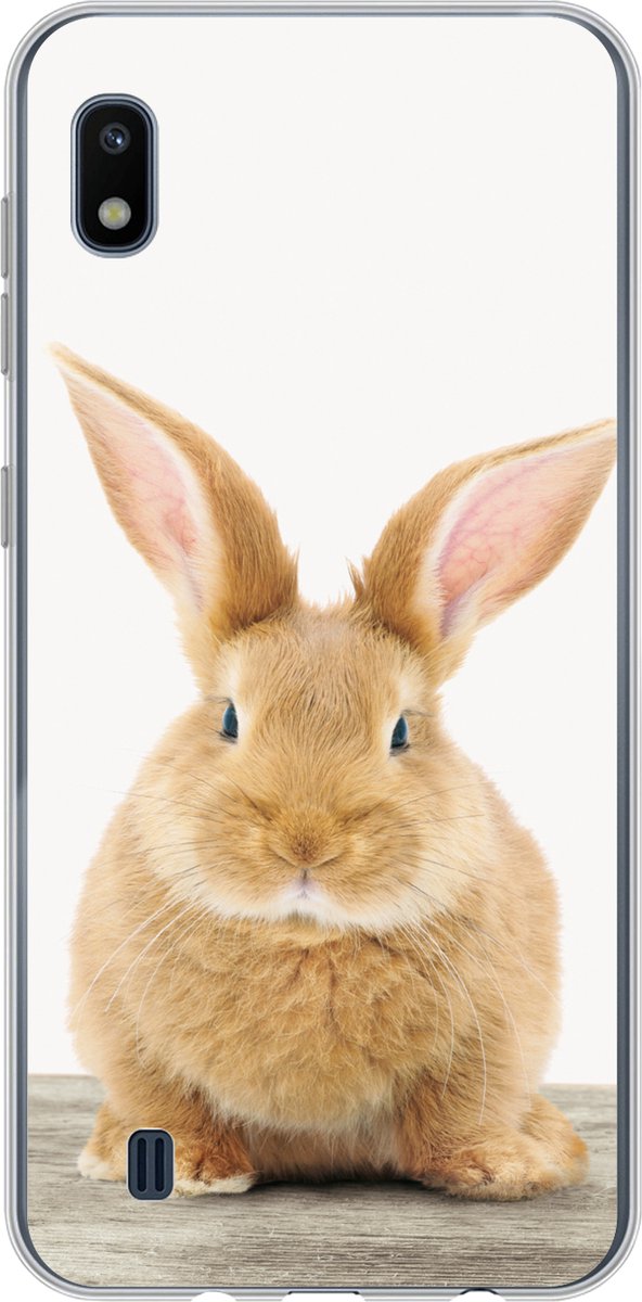 Samsung Galaxy A10 hoesje - Kinderen - Konijntje - Baby konijn - Kind ...
