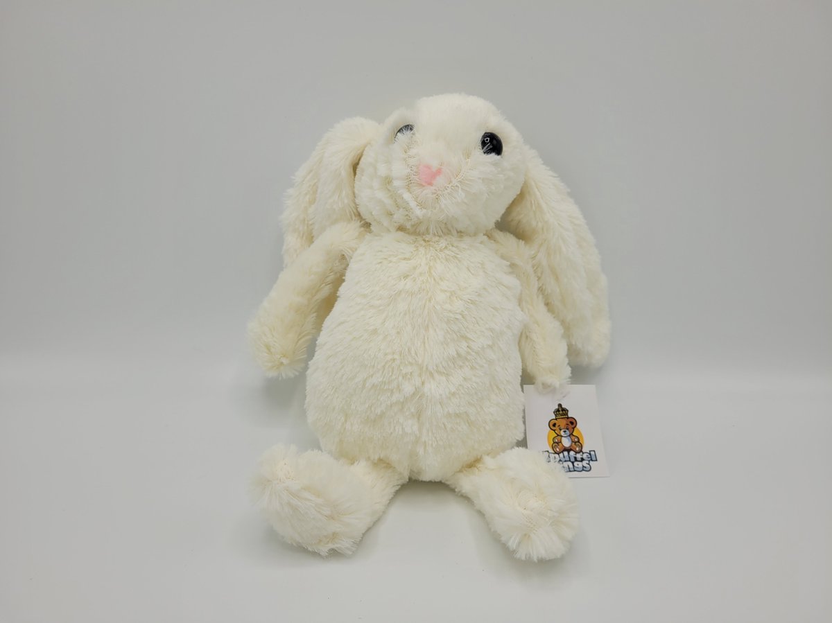 Konijn Knuffel - Wit - 23cm | bol.com