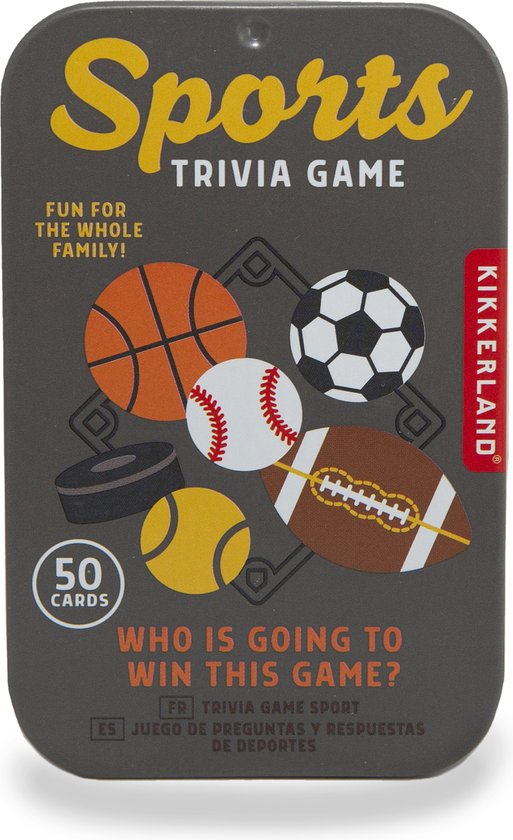 Kikkerland Kaartspel - Sports Trivia Spel | Games | bol.com