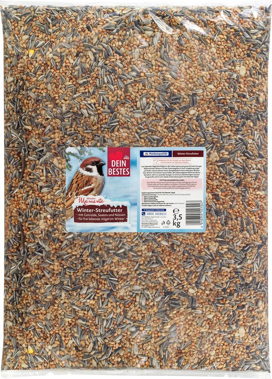 Dein Bestes Wintermomenten, voer vogels voor wilde vogels, strooivoeder ...