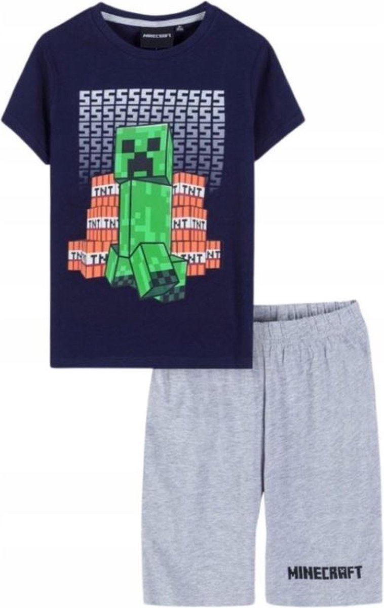 Minecraft - shortama Minecraft - jongens- maat 116 cm / 6 jaar. | bol
