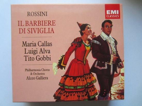 il barbiere di siviglia - rossini, maria callas - luigi alva- tito ...