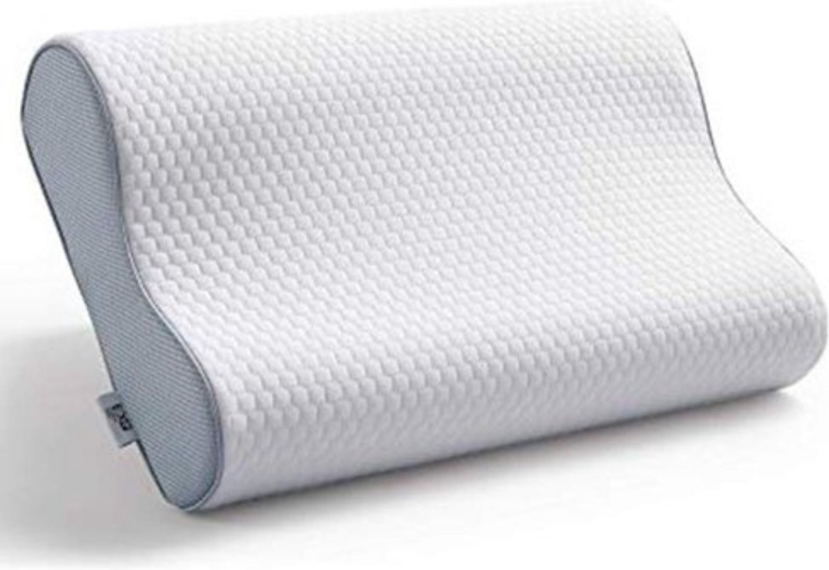 Hoofdkussen Tegen nek en rugklachten - Memory foam - Traagschuim - Bamboe -... | bol.com