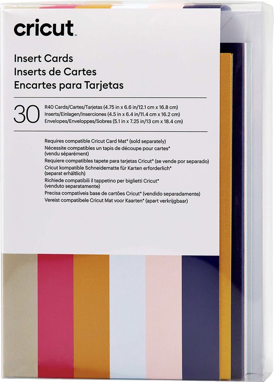 Cricut Insert Cards Sensei R40 (12,1 cm x 16,8 cm) 30-pack | bol.com