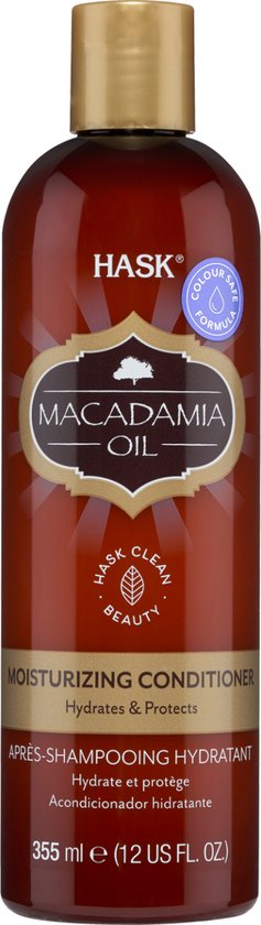 Hask Macadamia Oil Moisturizing Conditioner 355ml | bol.com