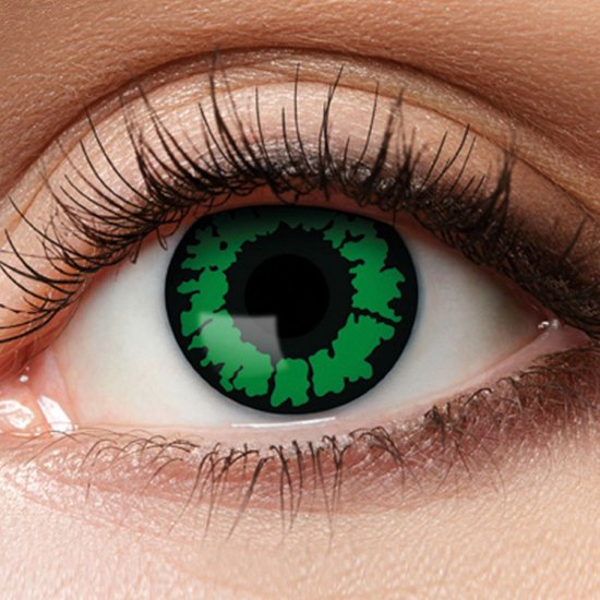 Reptil Lenzen - Kleur Lenzen - Groen - Party lenzen | bol