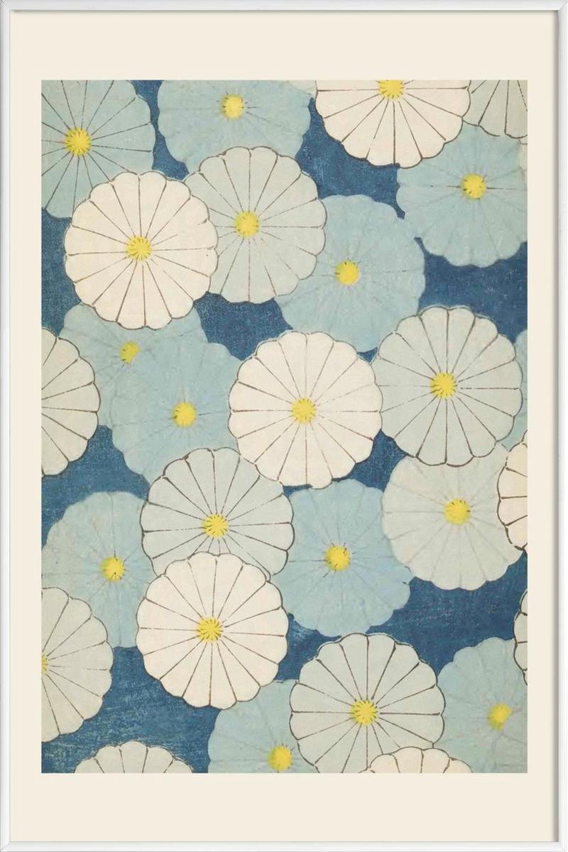 JUNIQE - Poster in kunststof lijst Shin-Bijutsukai - Floral -20x30 ...