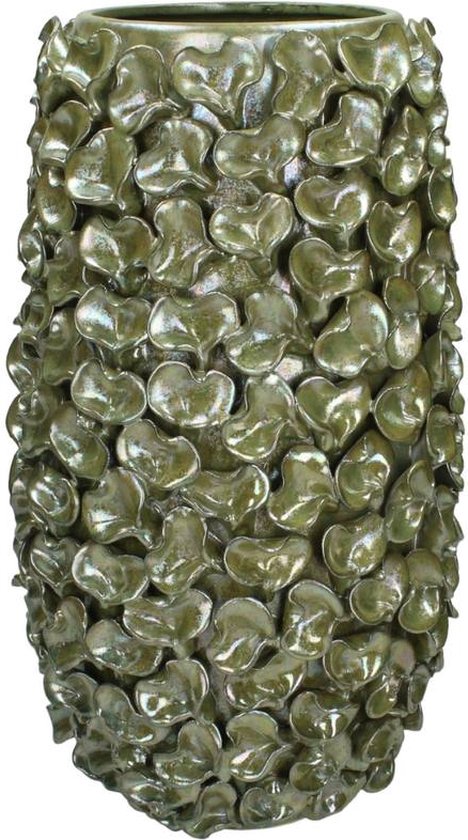 Bloempot Groen 25x25x41cm - aardewerk bloempot - voor binnen en buiten ... Bloempot Groen 25x25x41cm - aardewerk bloempot - voor binnen en buiten ...