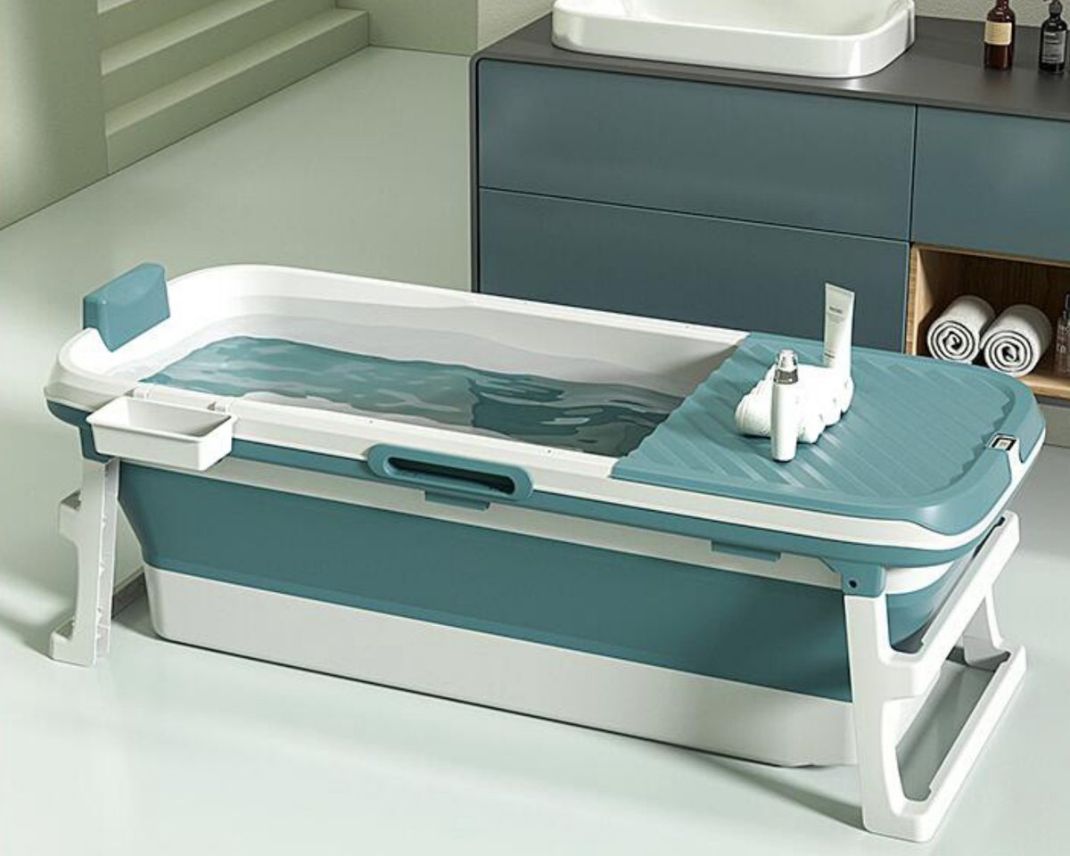 Livista® - Opvouwbaar Bad - Blauw - Zitbad - Inklapbaar - Bath Bucket ...