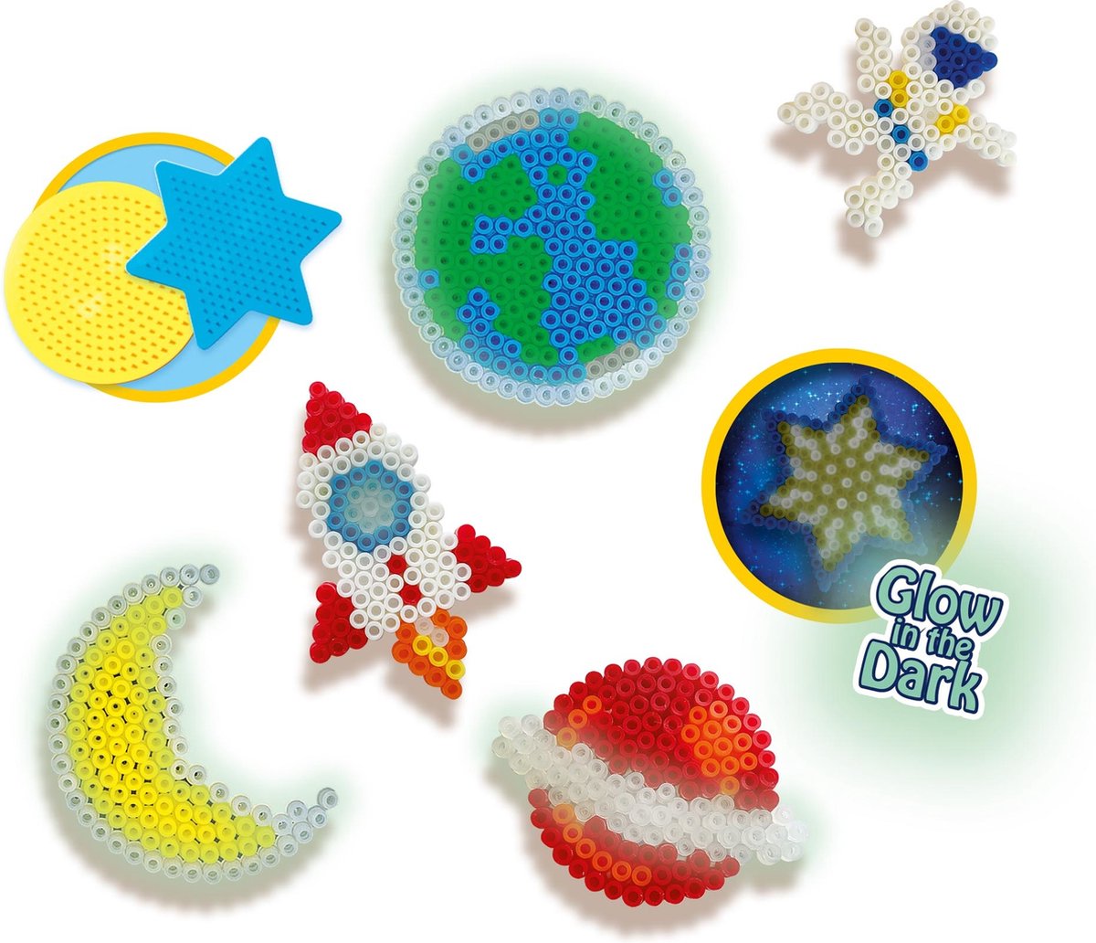 SES Beedz - Strijkkralen met legborden - grondplaten, 1200 strijkkralen ...