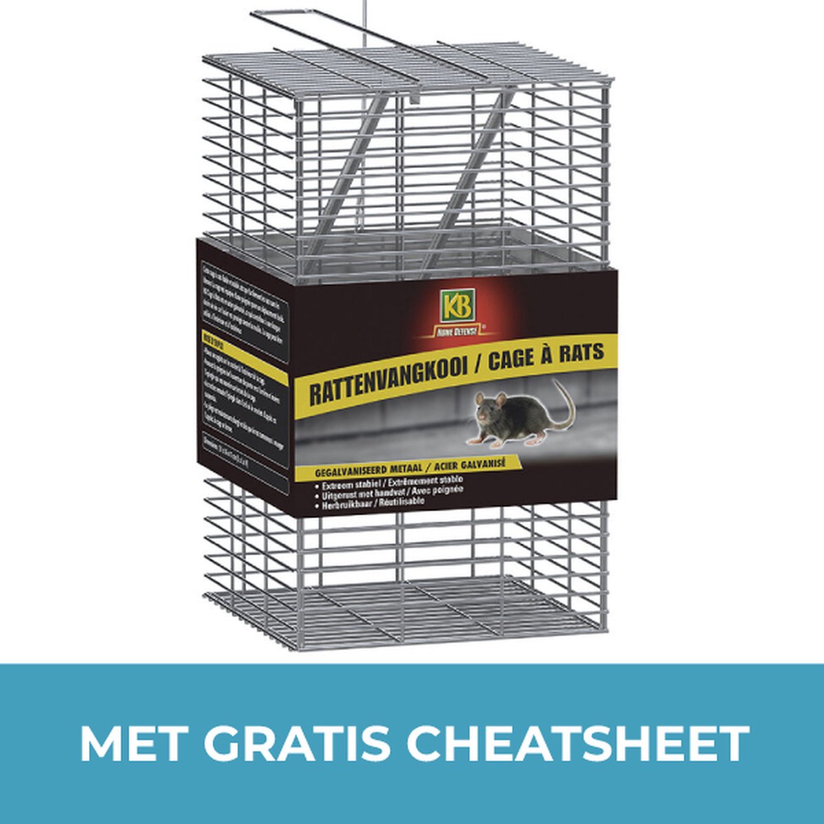 KB Home Defense - Rattenvangkooi - Diervriendelijke Rattenval - Met ...