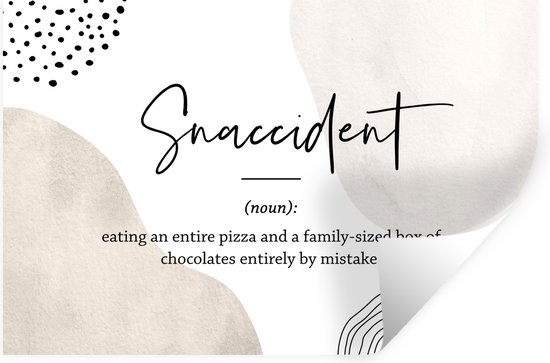 Muurstickers - Spreuken - Snacccident - Quotes - Woordenboek ...