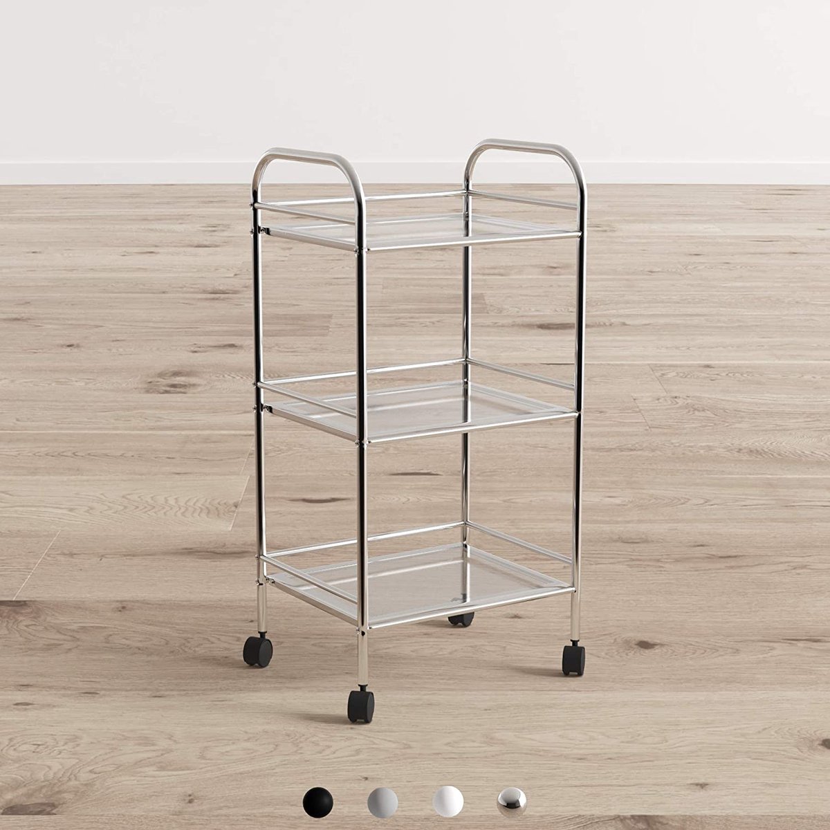 Keukentrolley – keuken planken - Opberg Trolley op wielen – met niveaus ...