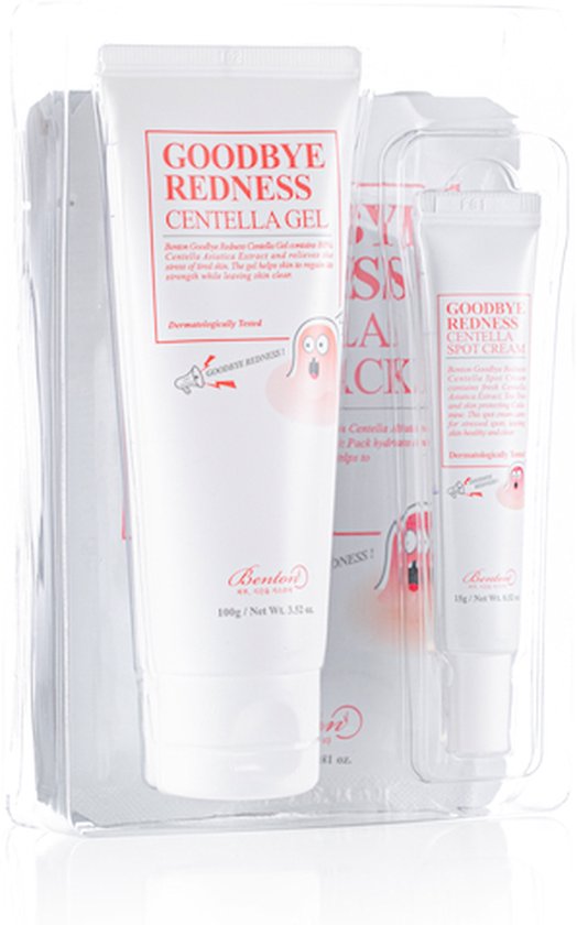 Benton GOODBYE REDNESS CENTELLA SPECIAL SET (gel, mask, spotcream ...