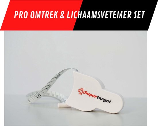Supertarget PRO Omtrekmeter - DUO set - Lichaamsvetmeter ...