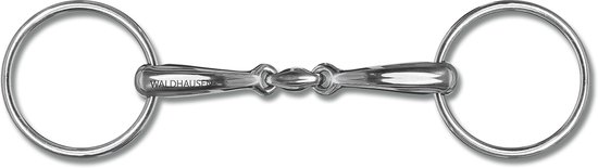 Anatomical Snaffle Bit, Double Jointed, Solid | 14 | bol