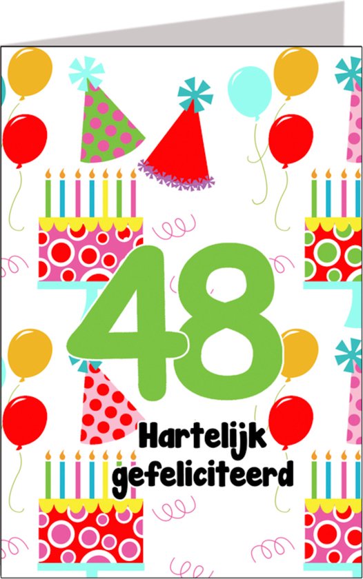Verjaardagskaart 48 jaar | bol.com