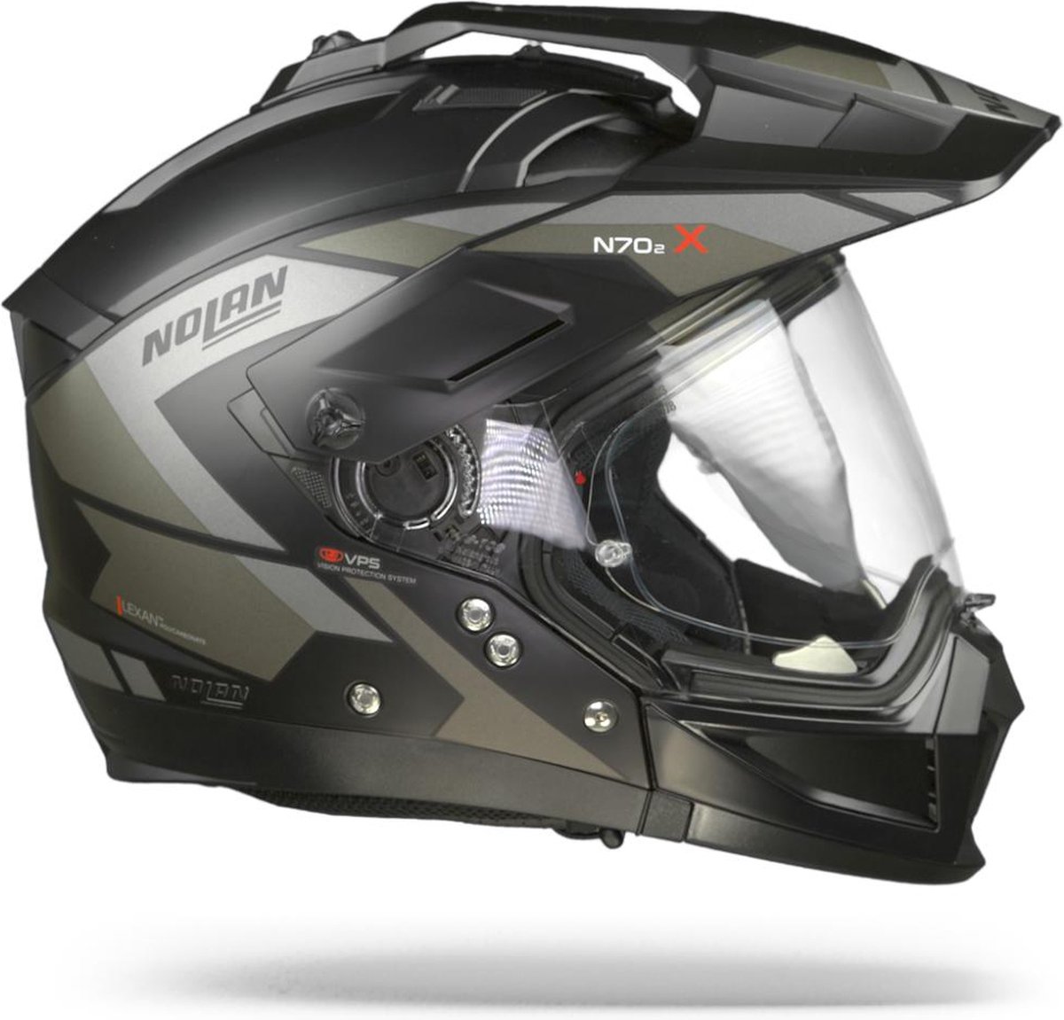 Nolan N70-2 X Grandes Alpes 21 Flat Zwart Grijs XS | bol.com