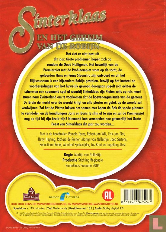 Sinterklaas En Het Geheim Van De Robijn (DVD) (Dvd), Sinterklaas | Dvd ...