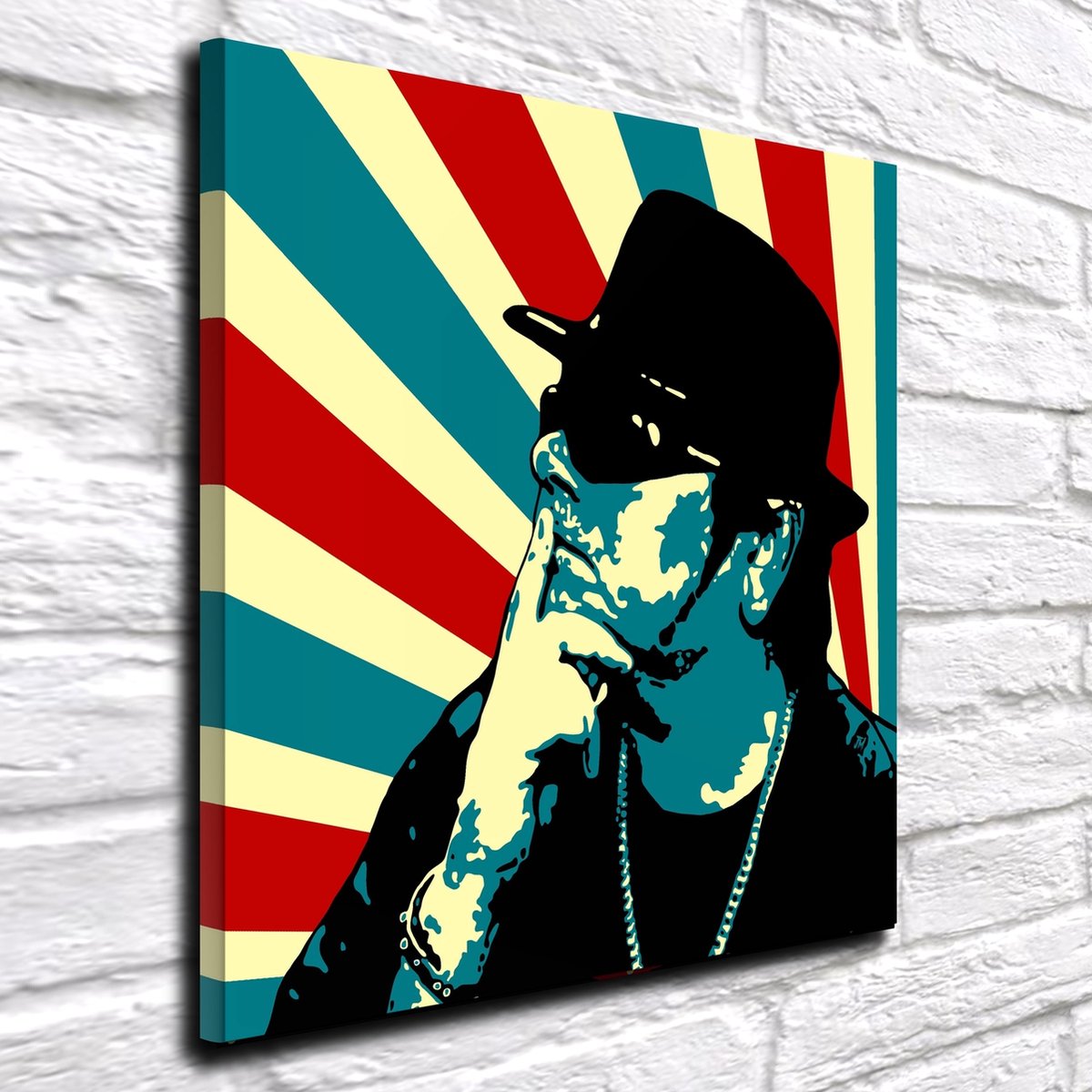 Pop Art Andre Hazes Poster - 90 x 90 cm Fotopapier Mat 180 gr - Popart ...