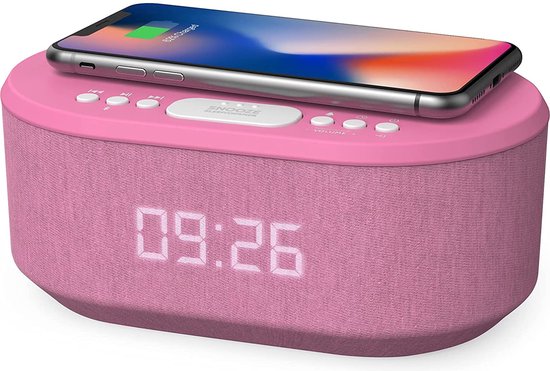 Digitale wekker - met opalder en bluetooth luidspreker - bluetooth ...