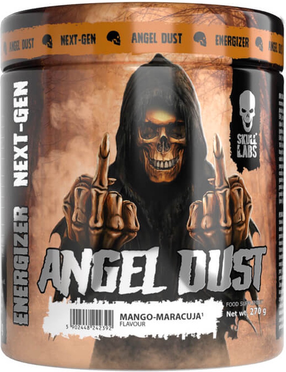 Skull Labs Angel Dust Pre Workout Next-Gen Energizer Citrus-Peach ...