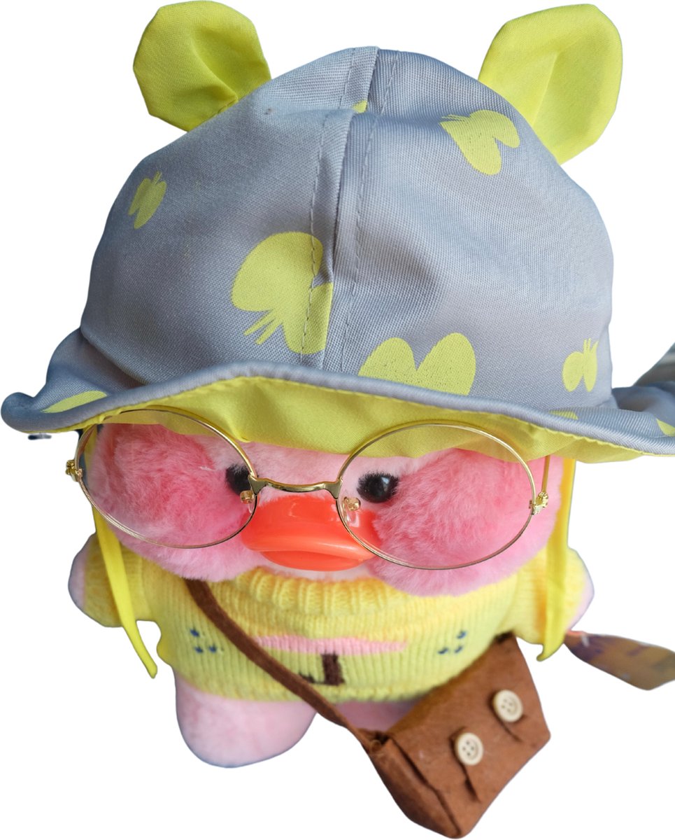 LALADUCK ROSABELLA - PAPER DUCK - LALAFANFAN DUCK- Knuffel - Eend ...