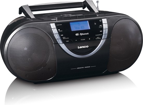 Lenco SCD-6900GY - Draagbare radio CD speler met DAB+ en Bluetooth ...