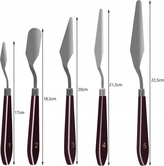 Artist co Luxe Paletmessen Met Ergonomisch Handvat - Schildersmessen ...
