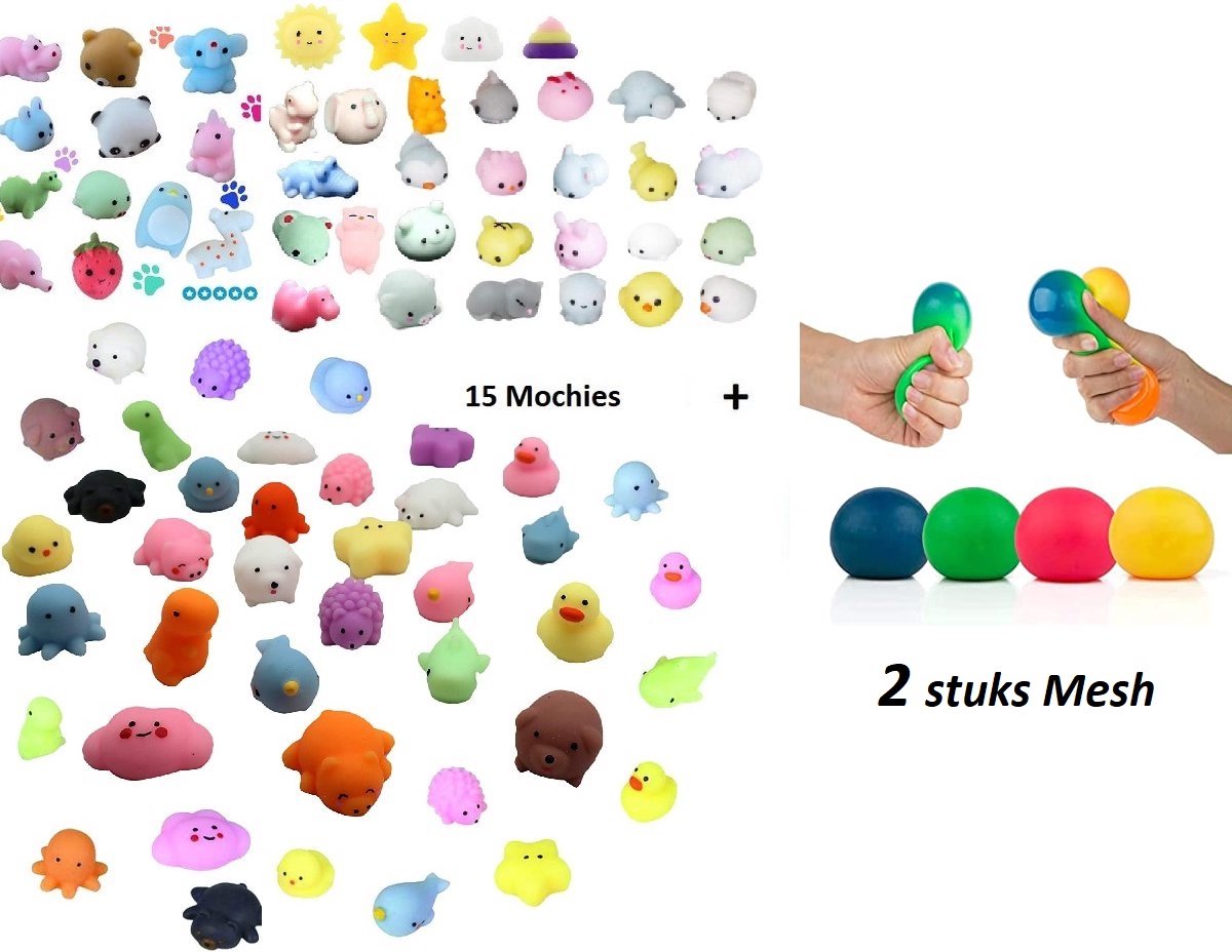 15 x Mochies met Mesh Squishi Ball Fidget- MOOCHIE - Pop It Groot ...