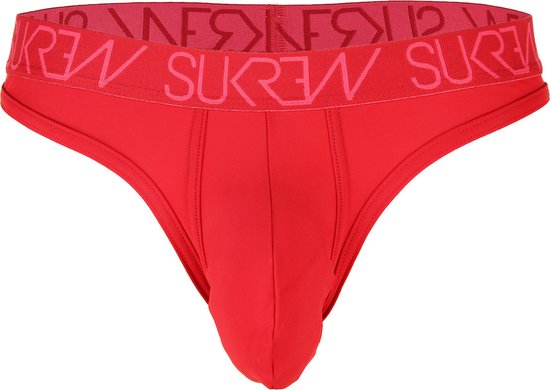 Sukrew Classic String Crimson - Maat XL - Heren String - Ondergoed voor ...