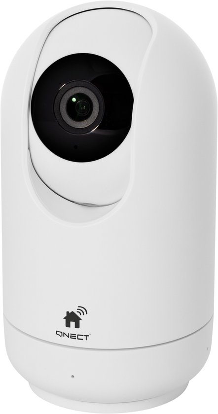 QNECT Smart Home IP Camera indoor - Caméra de sécurité intérieure PTZ mobile - WiFi,... | bol.com
