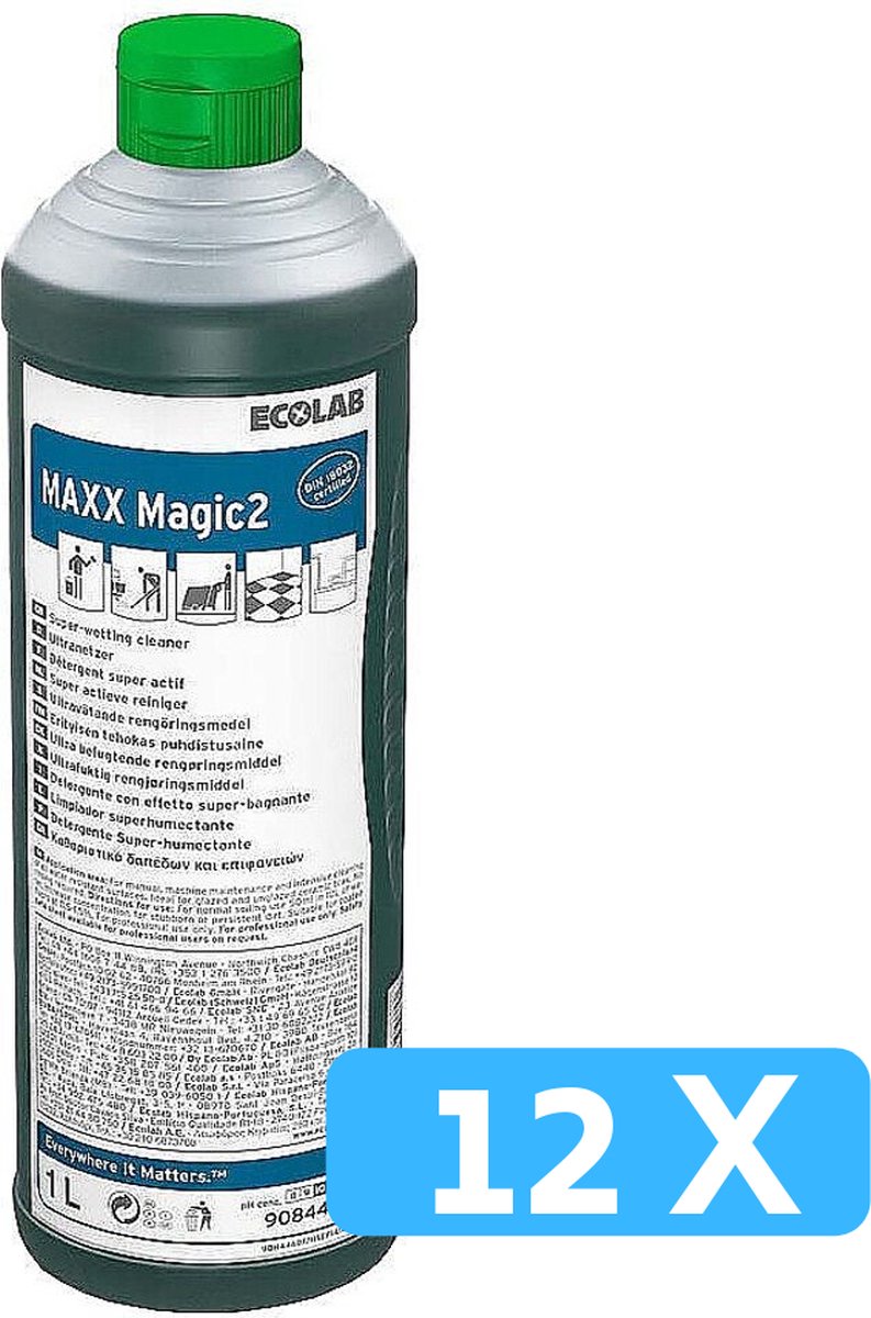 Ecolab maxx magic 2 allesreiniger 12x1 liter | bol.com
