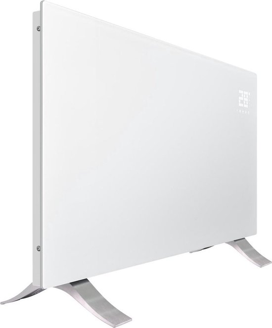 Elegance Glazen 2400Watt Wifi wand of vrijstaand convector elektrische ...