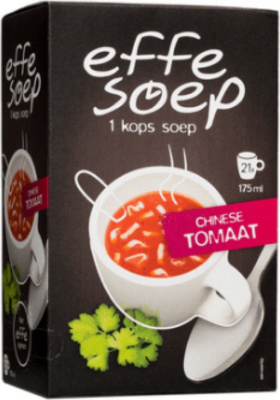 Effe soep Chinese tomaat 1 kops (21x 175ml) | bol