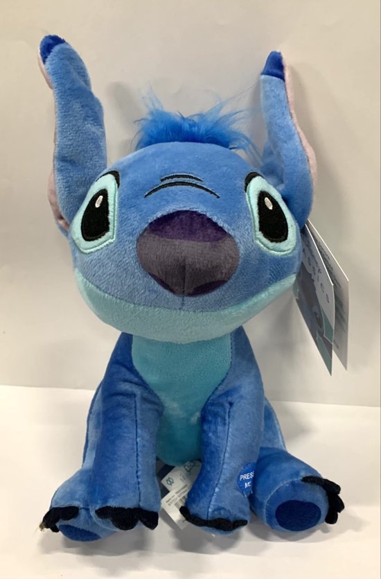 Disney Classics - Stitch knuffel met geluid - 23 cm - Pluche | bol.com