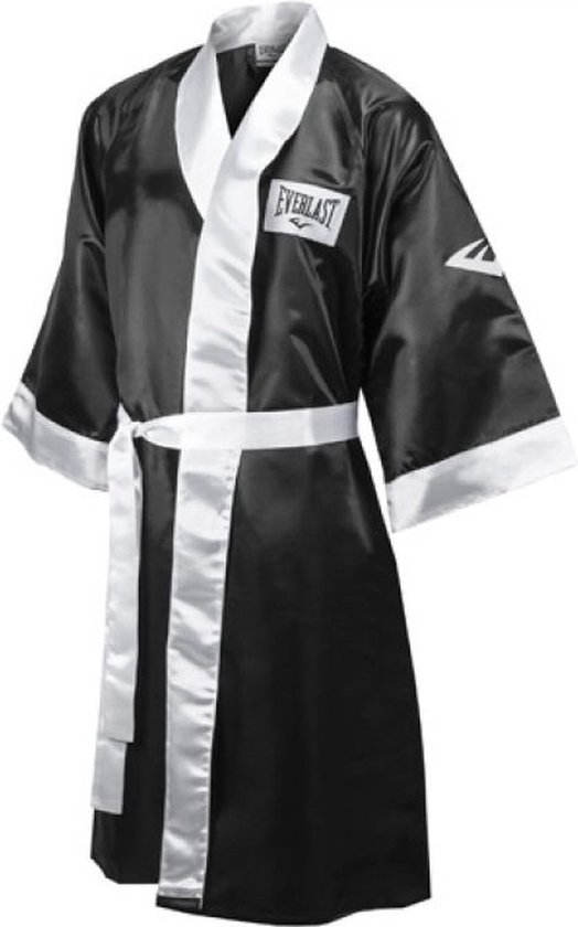 Everlast Full Length Boxing Robe With Hood Black S | bol.com