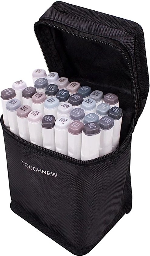 Markers 30 Kleuren Grijs - Grijze Markeerstiften - Stiften ...