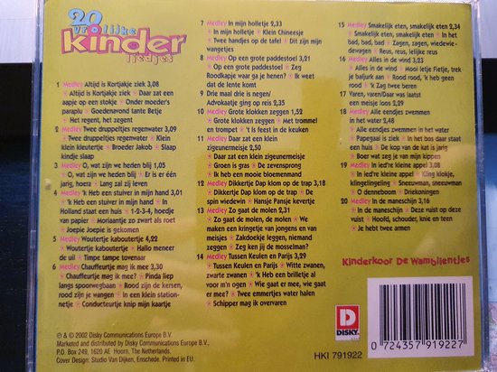 20 Vrolijke Kinderliedjes, various artists | CD (album) | Muziek | bol