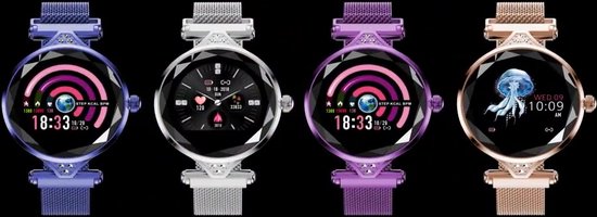 Darenci Smartwatch Sparkle Pro - Smartwatch dames - Smartwatch heren ...