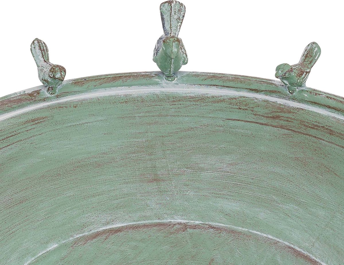 Vogelbadje - Vogeldrinkschaal - ijzer - Ø48,6 cm - 75,8 cm hoog | bol